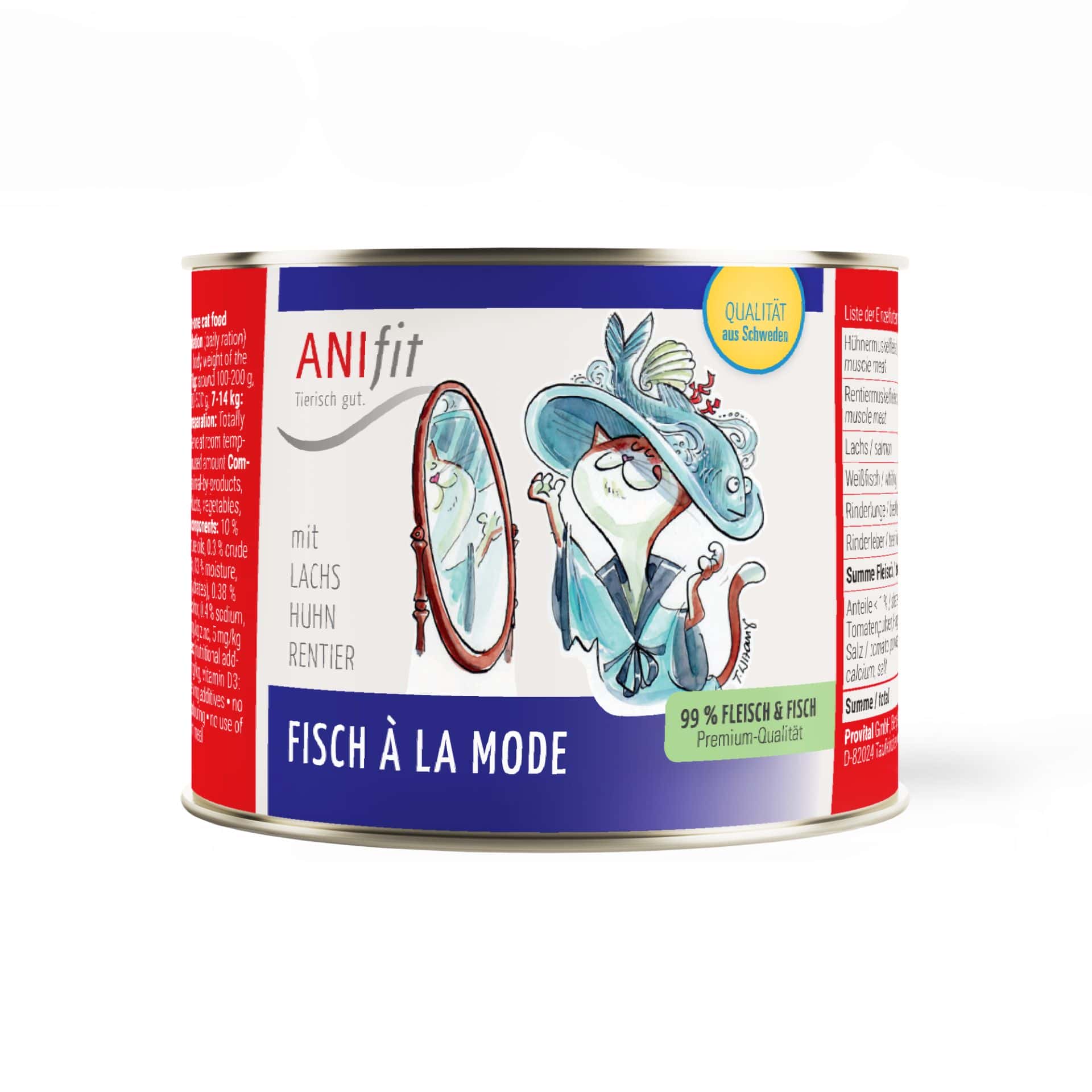 Fisch à la mode Nassfutter Katzenfutter 200g | Anifit